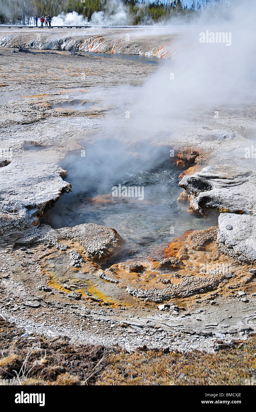 Yellowstone geothermal hi-res stock photography and images - Alamy