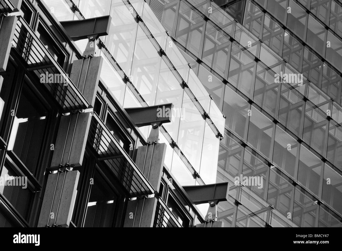 Contemporary, glass buildings Stock Photo - Alamy