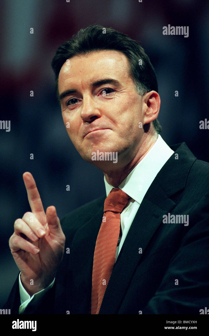 PETER MANDELSON MP SEC. STATE TRADE & INDUSTRY 12 October 1998 Stock ...