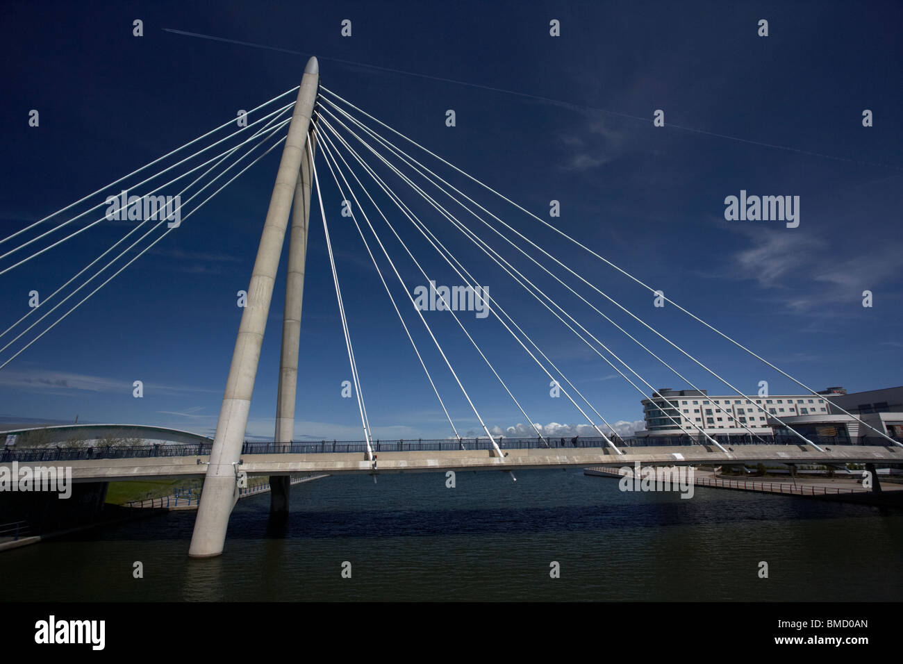 the marine way bridge southport merseyside england uk Stock Photo - Alamy