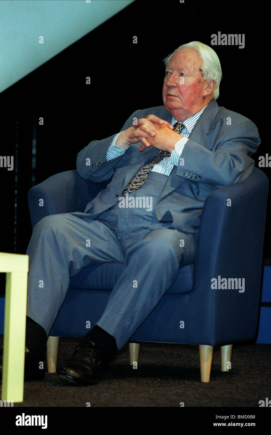 EDWARD HEATH MP CONSERVATIVE PARTY 13 October 1998 Stock Photo - Alamy
