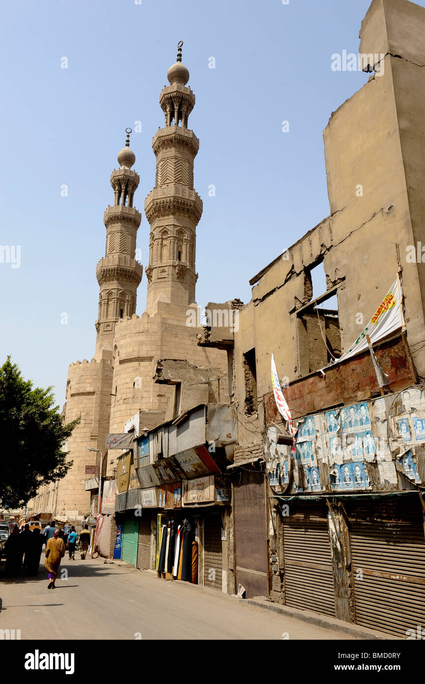 minarets of sultan al mu'ayyad mosque, bab zuwayla , Al Ghuriyya(al ...