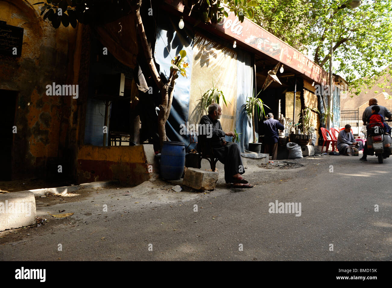 old man relaxing , Al Ghuriyya(al ghariya), Islamic Cairo, Cairo, Egypt ...