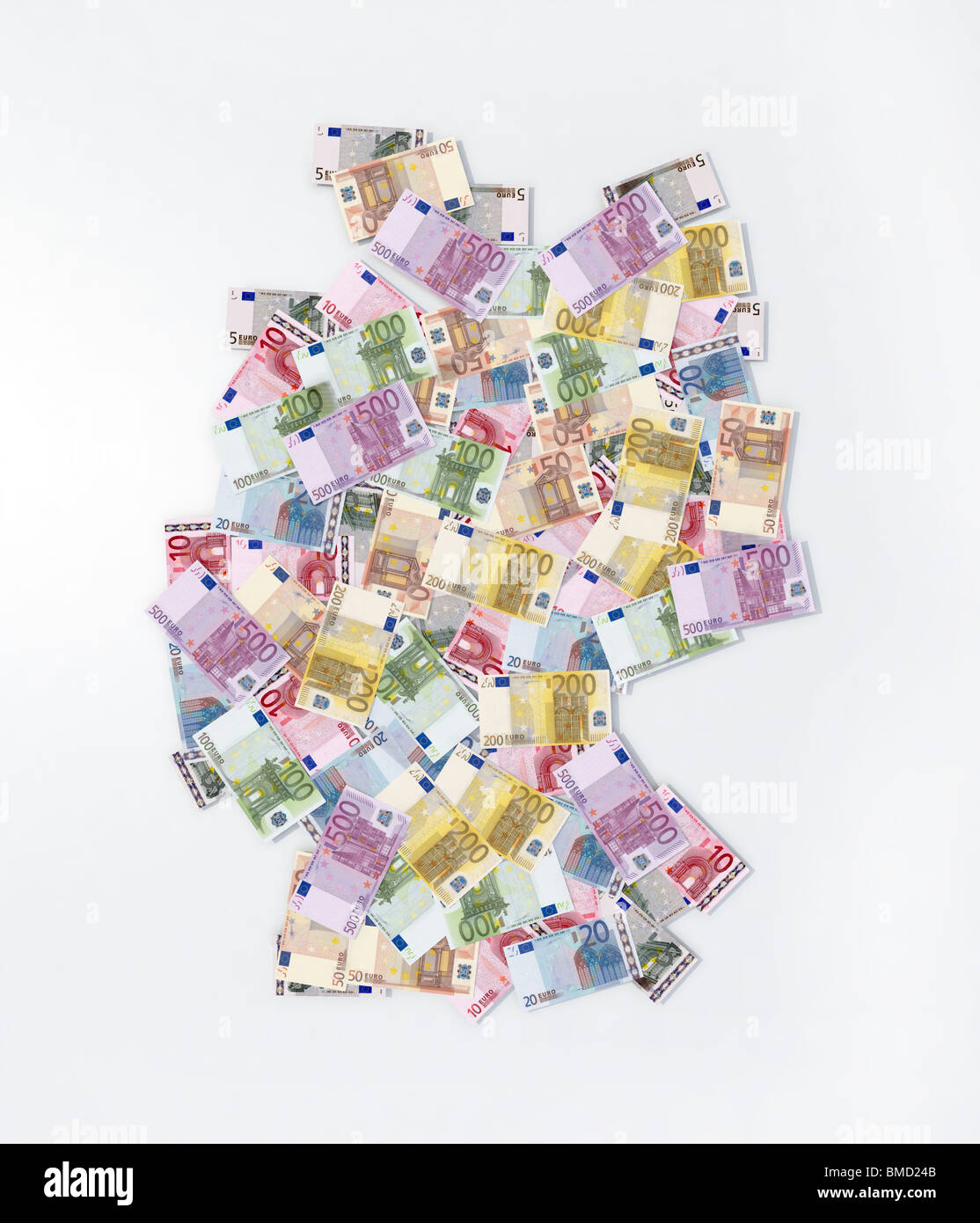 germany map euro banknotes Stock Photo - Alamy