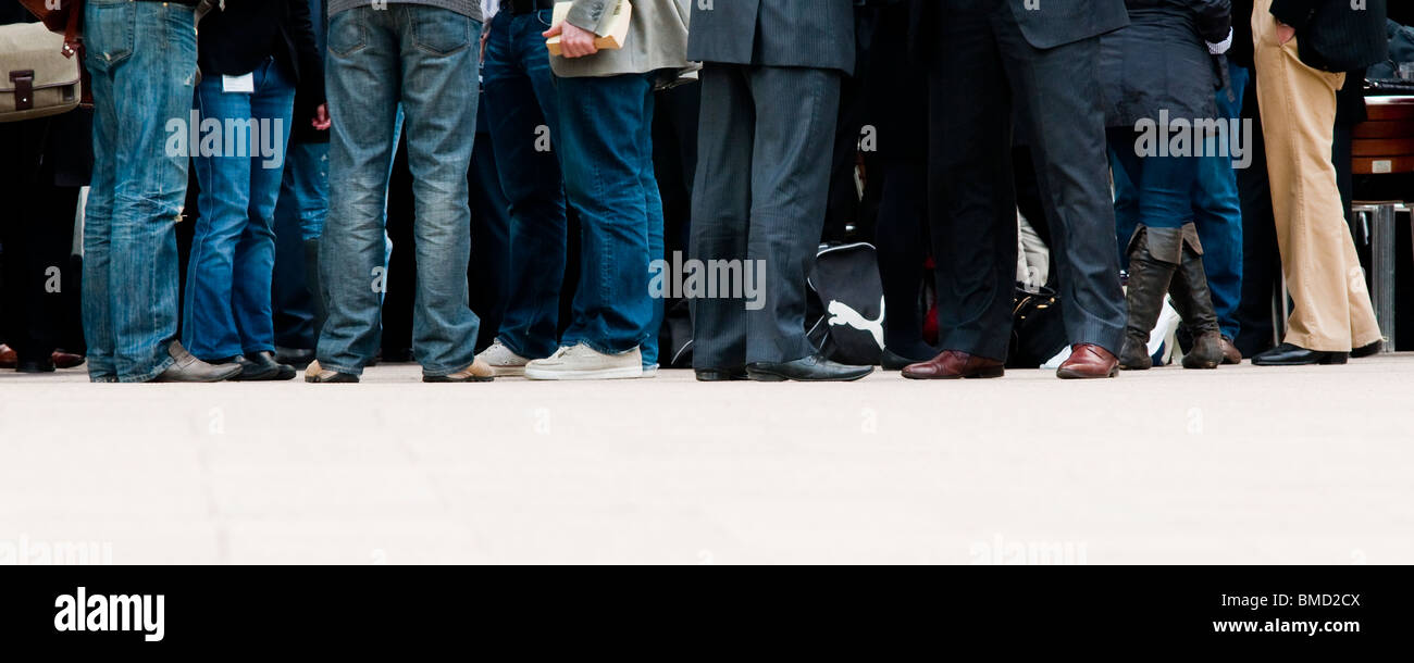 City workers' legs Stock Photo - Alamy