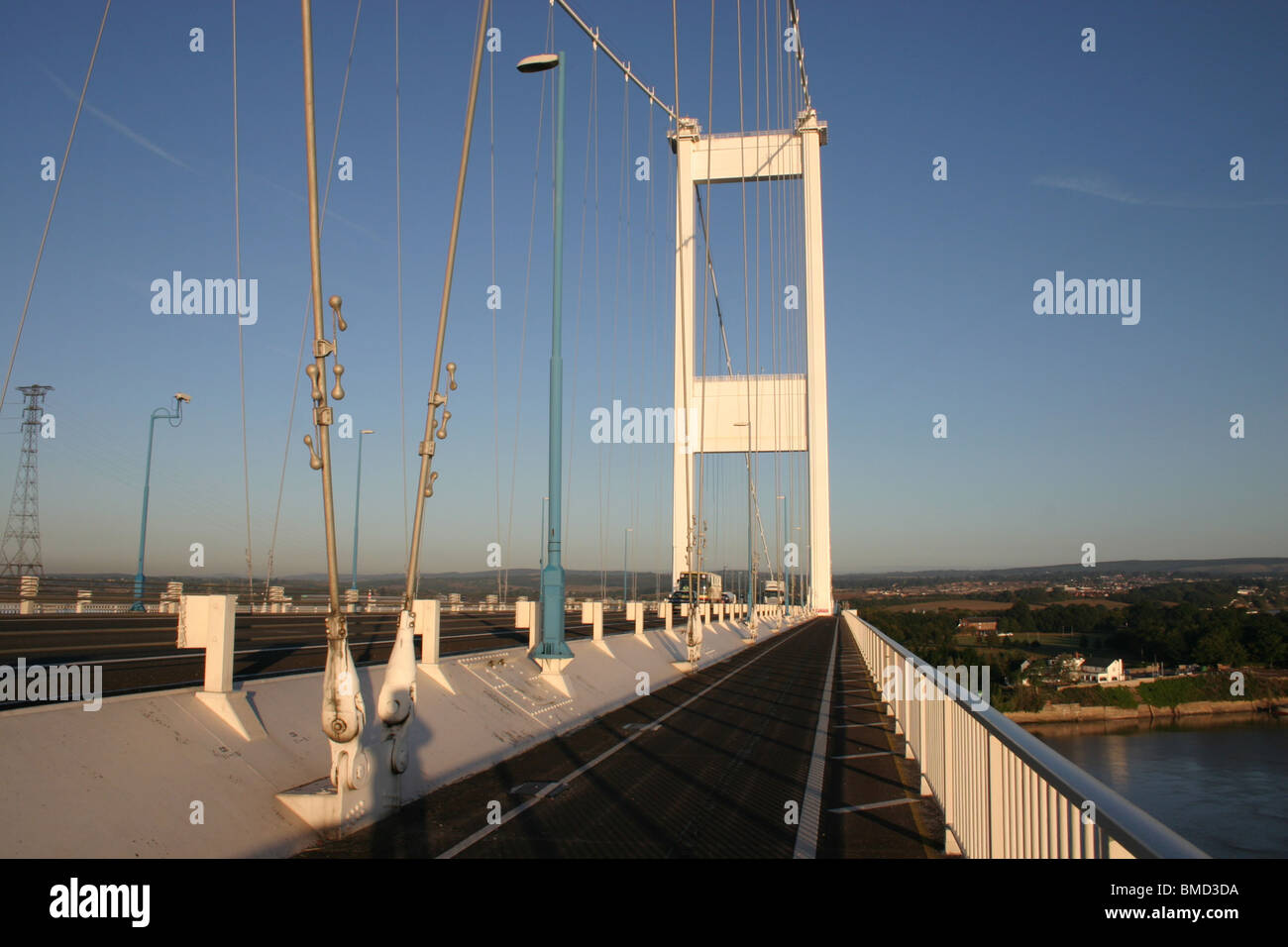 The Severn Bridge from england into wales uk gb Stock Photo - Alamy