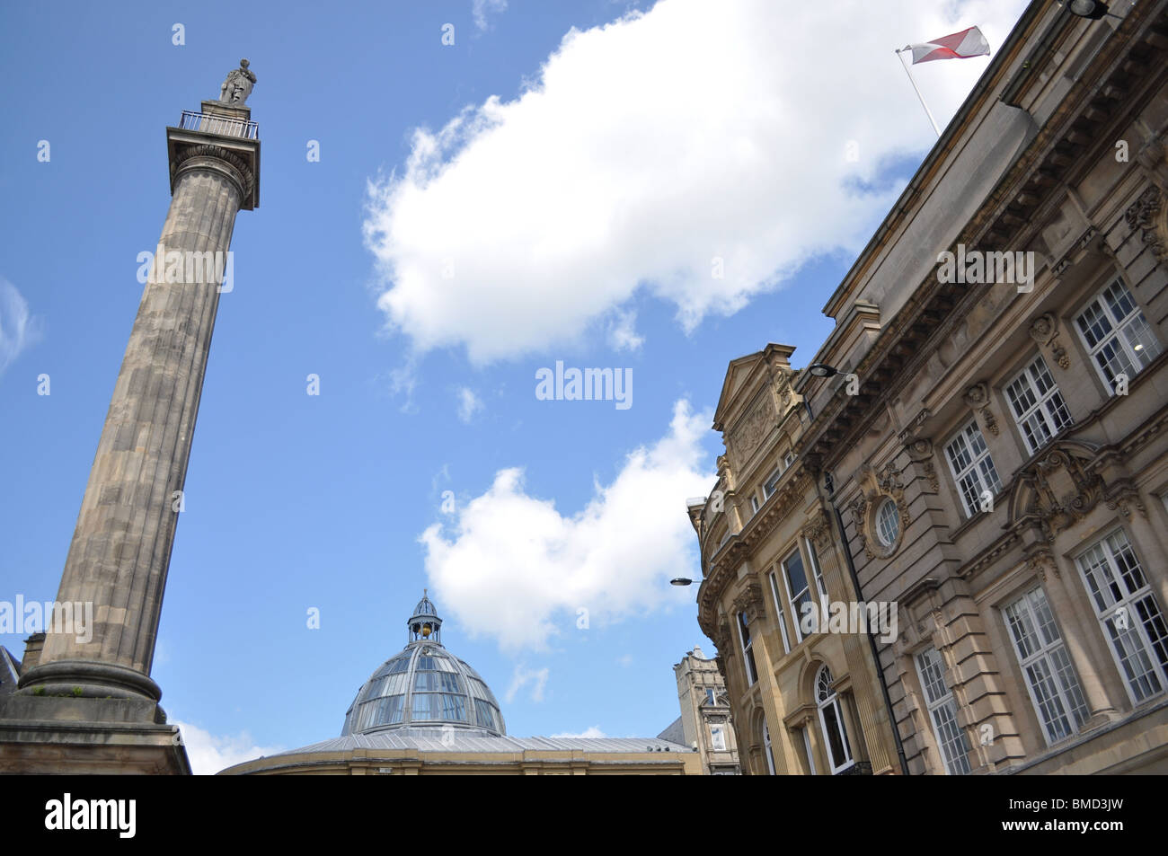 Grey's monument Newcastle Georgian architecture Stock Photo - Alamy