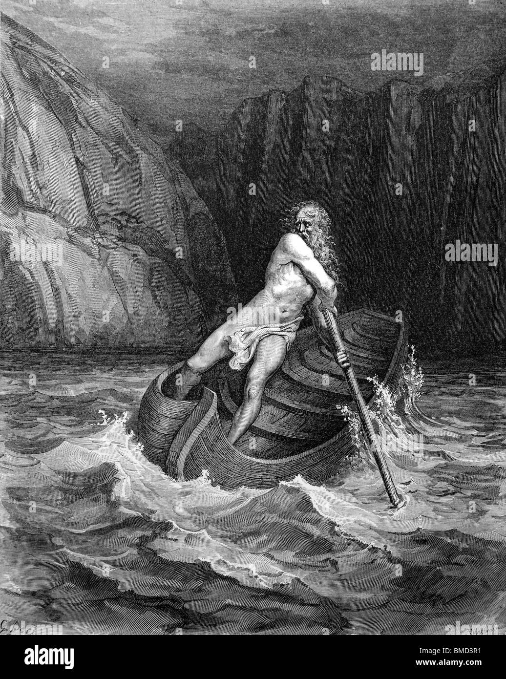 Charon ferryman Black and White Stock Photos & Images - Alamy