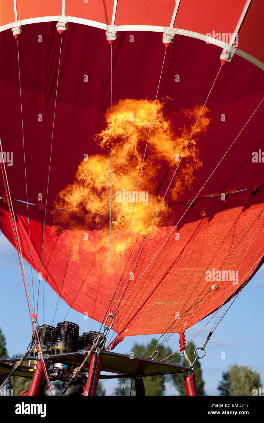 air balloon launch Stock Photo - Alamy