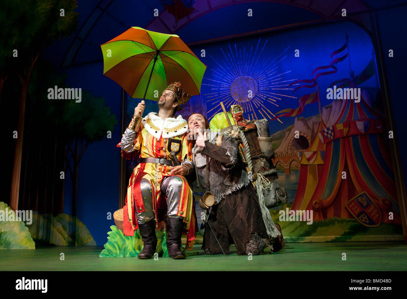 Monty Python's Spamalot Musical, Todd Carty as Patsy, Marcus Brigstocke ...