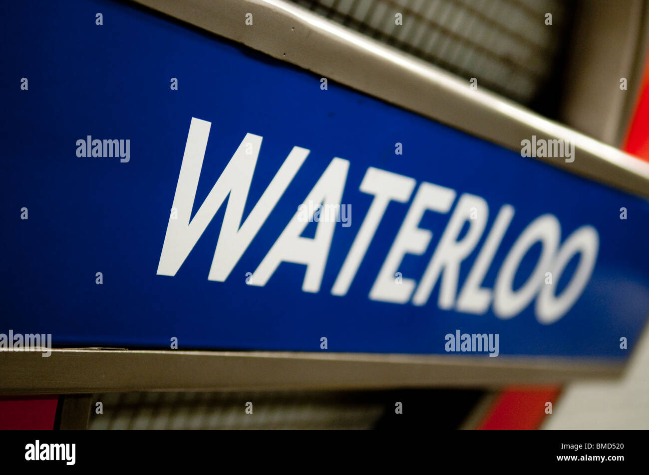 Waterloo train station sign hi-res stock photography and images - Alamy