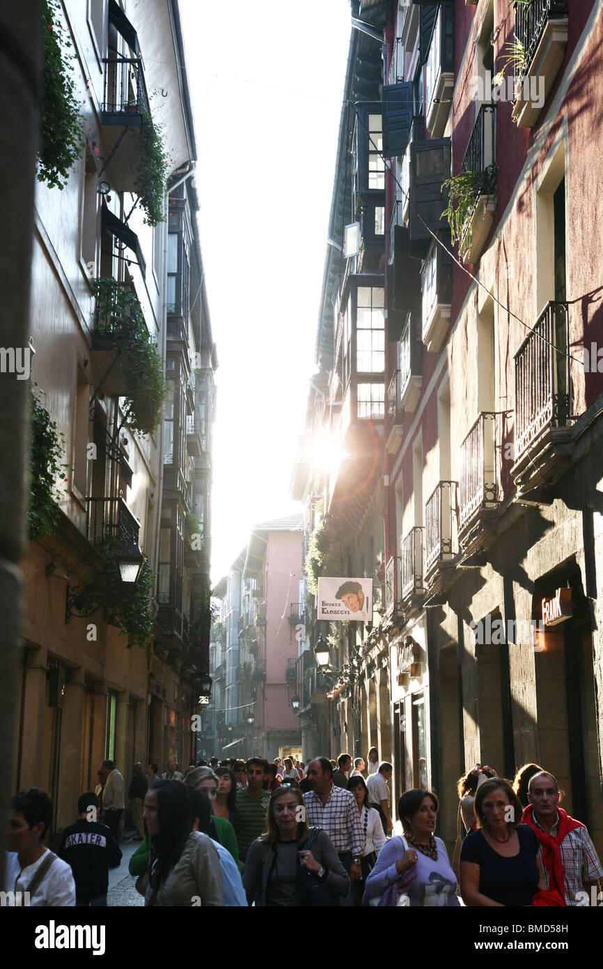 Bilbao old town hi-res stock photography and images - Alamy
