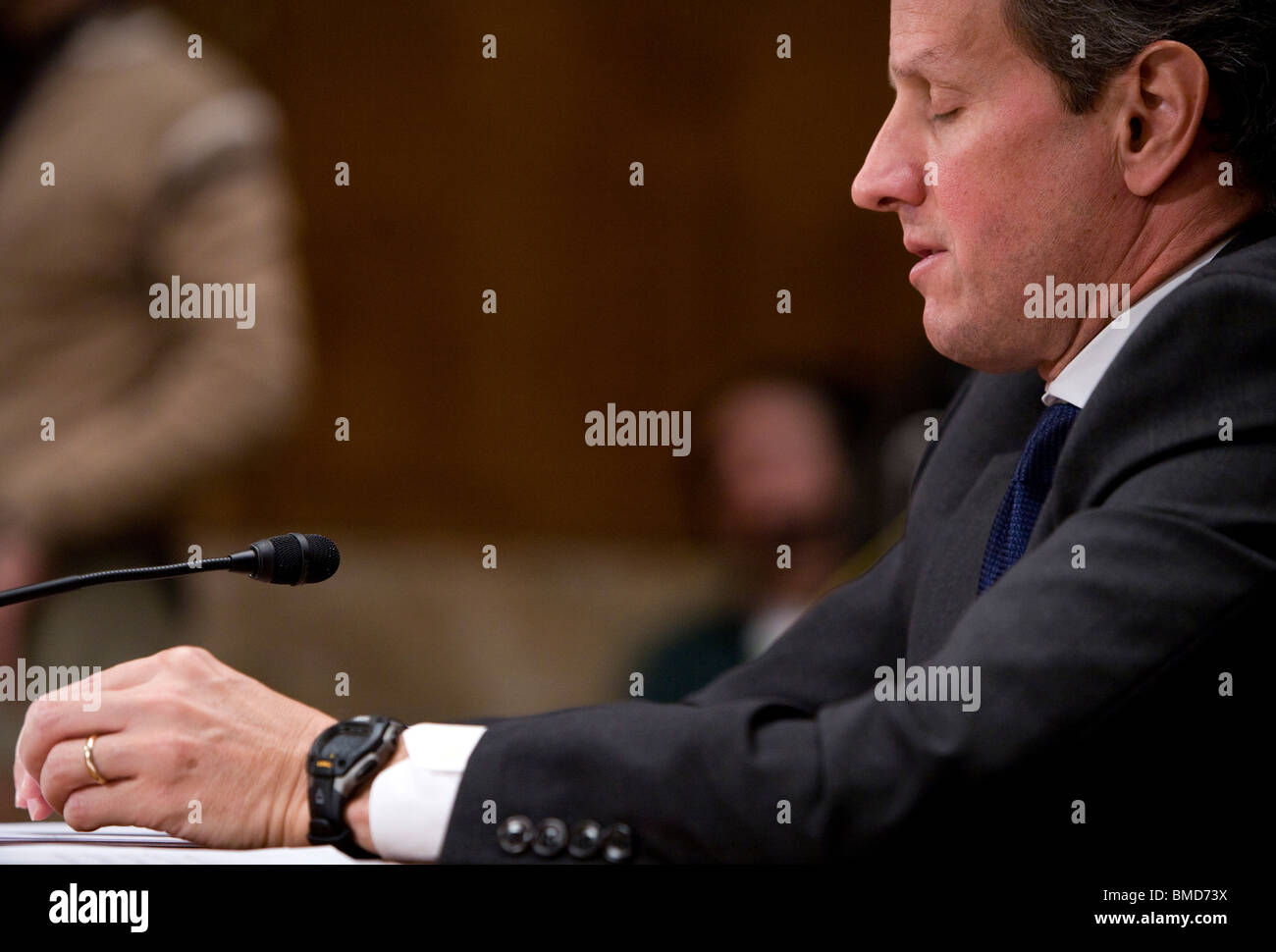 Treasury Secretary Timothy Geithner Stock Photo - Alamy