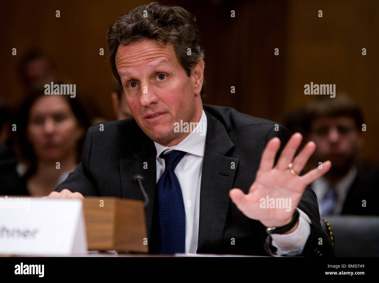 Treasury Secretary Timothy Geithner Stock Photo - Alamy