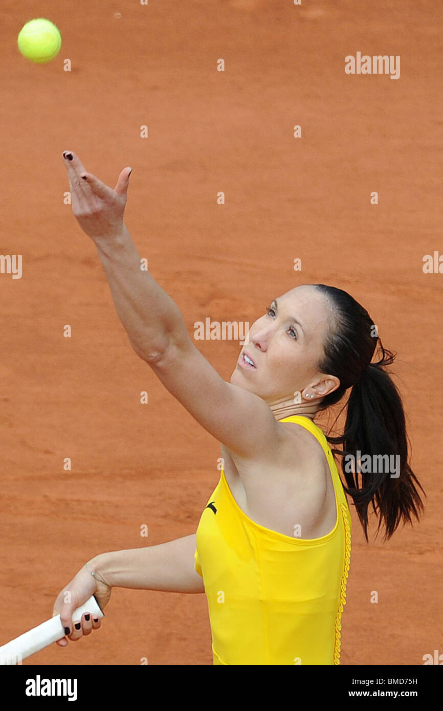 Jelena Jankovic (SRB) competing at the 2010 French Open Stock Photo - Alamy