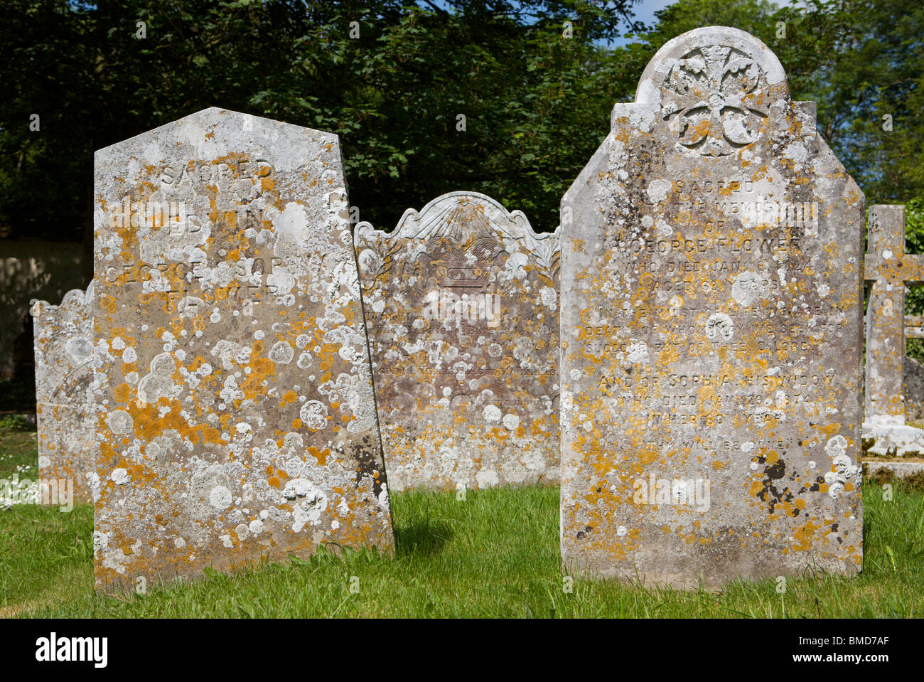 Old grave stones hi-res stock photography and images - Alamy