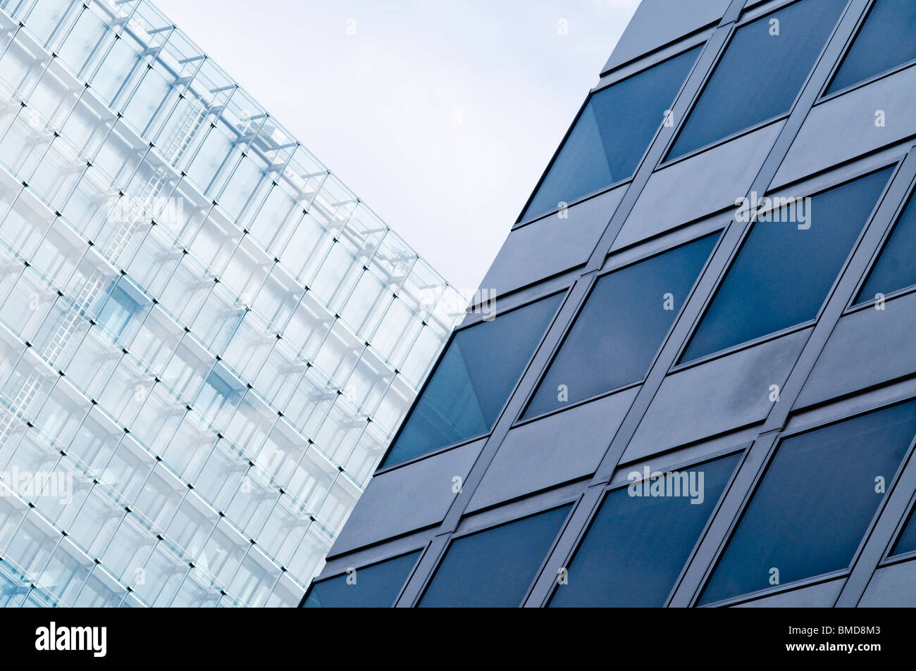 Abstract view of city buildings Stock Photo - Alamy