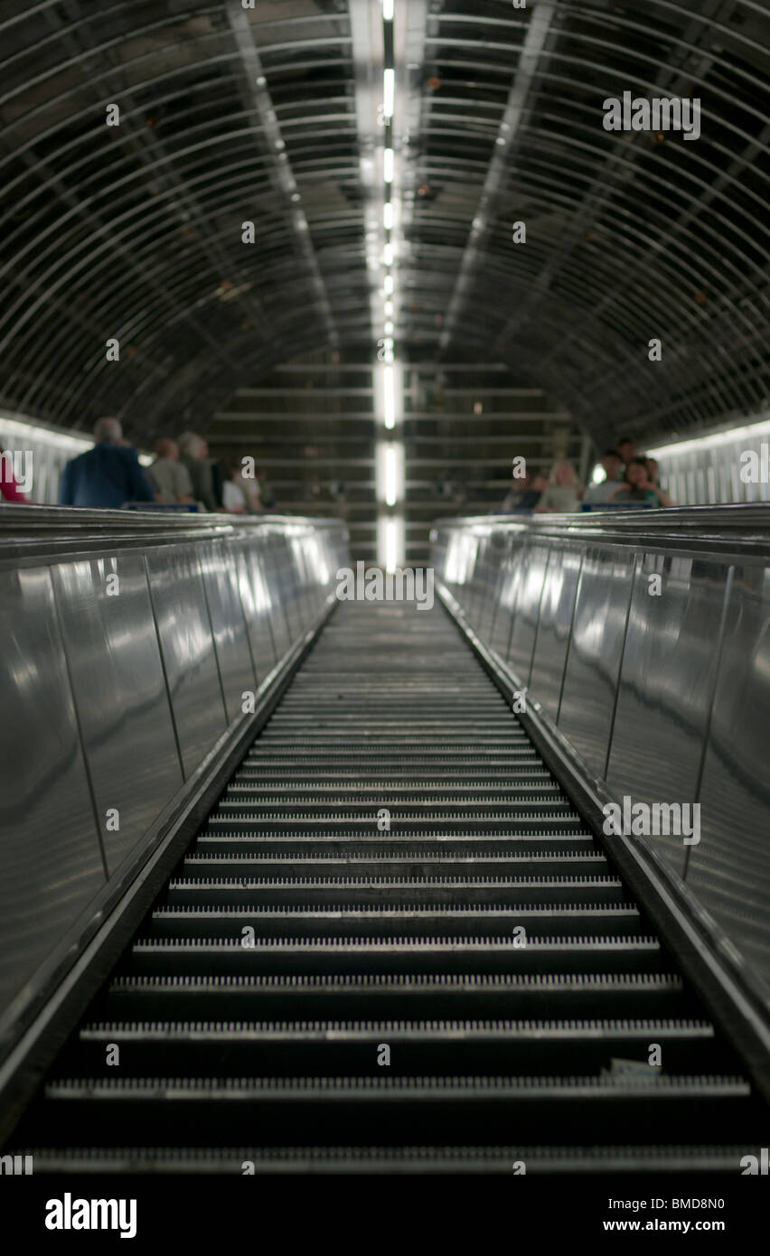 Inside escalator hi-res stock photography and images - Alamy