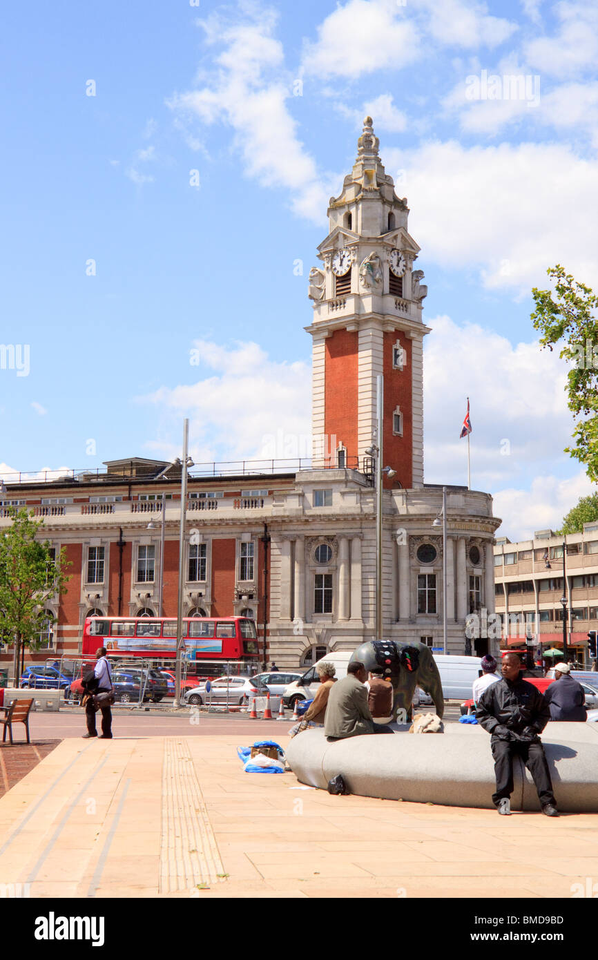 Lambeth Town Hall, Brixton Stock Photo - Alamy