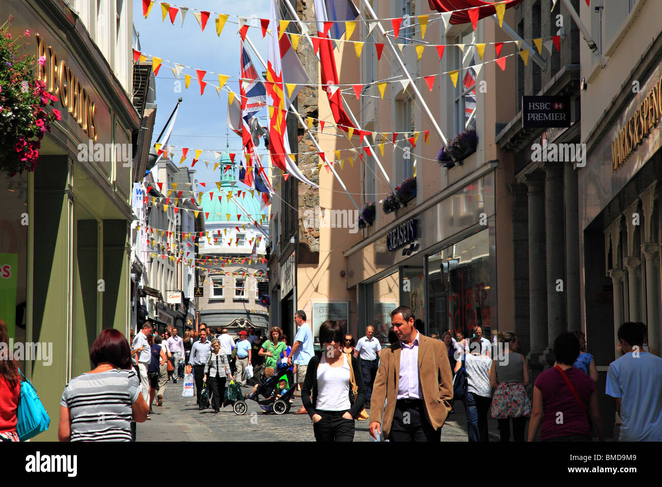 Guernsey high street hi-res stock photography and images - Alamy