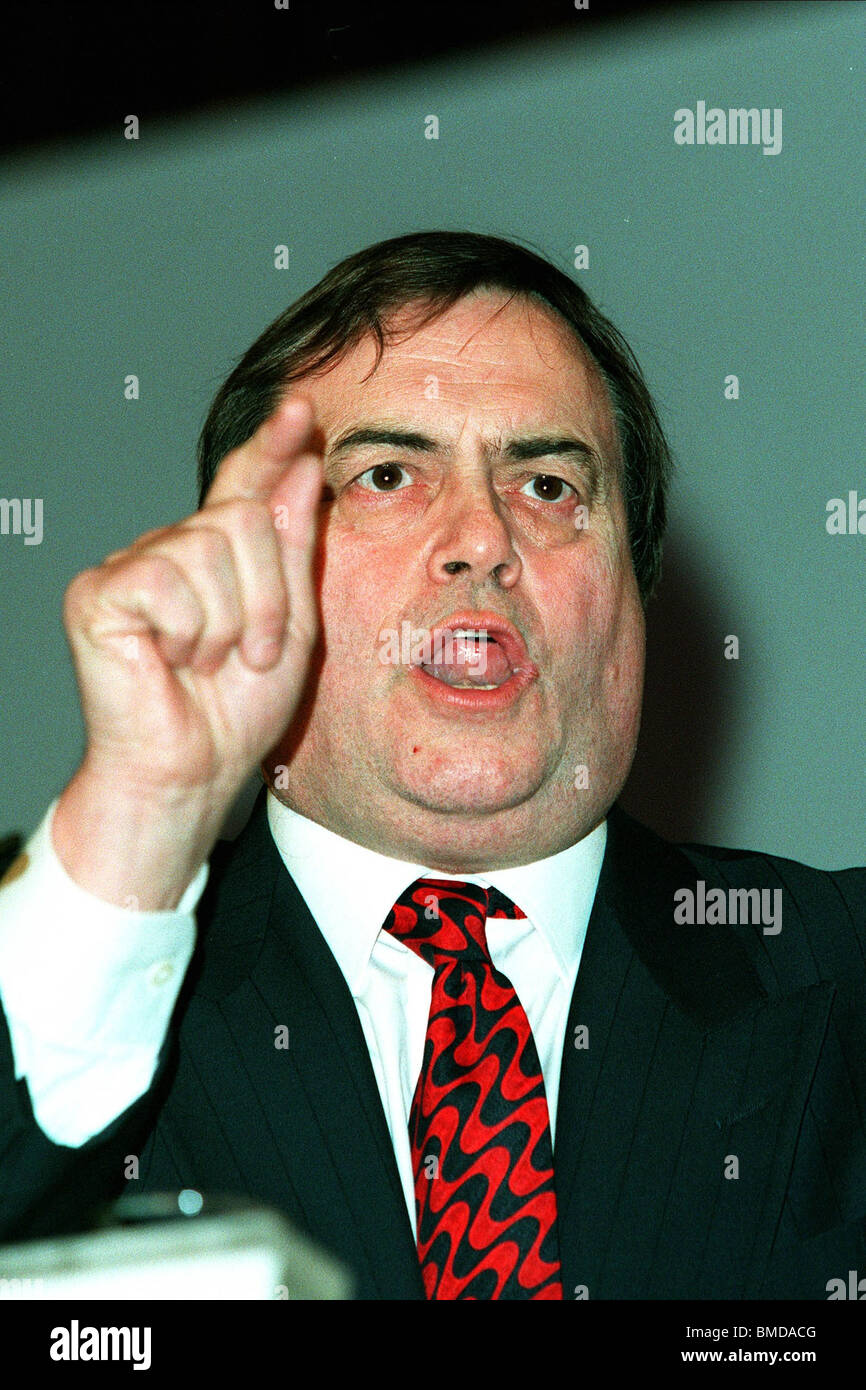 JOHN PRESCOTT MP DEPUTY PRIME MINISTER 01 October 1998 Stock Photo - Alamy