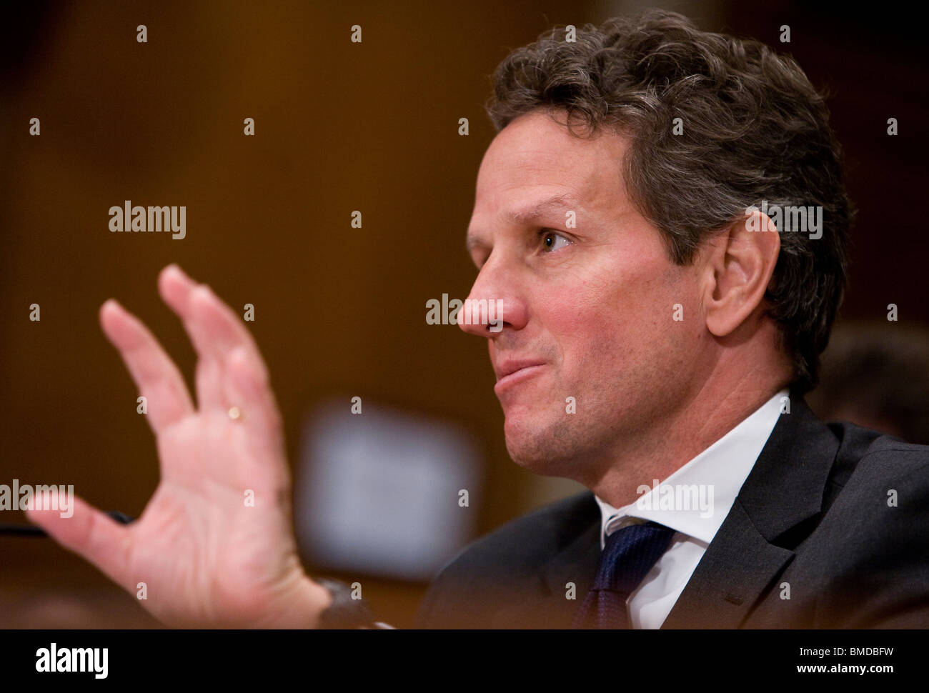 Treasury Secretary Timothy Geithner Stock Photo - Alamy