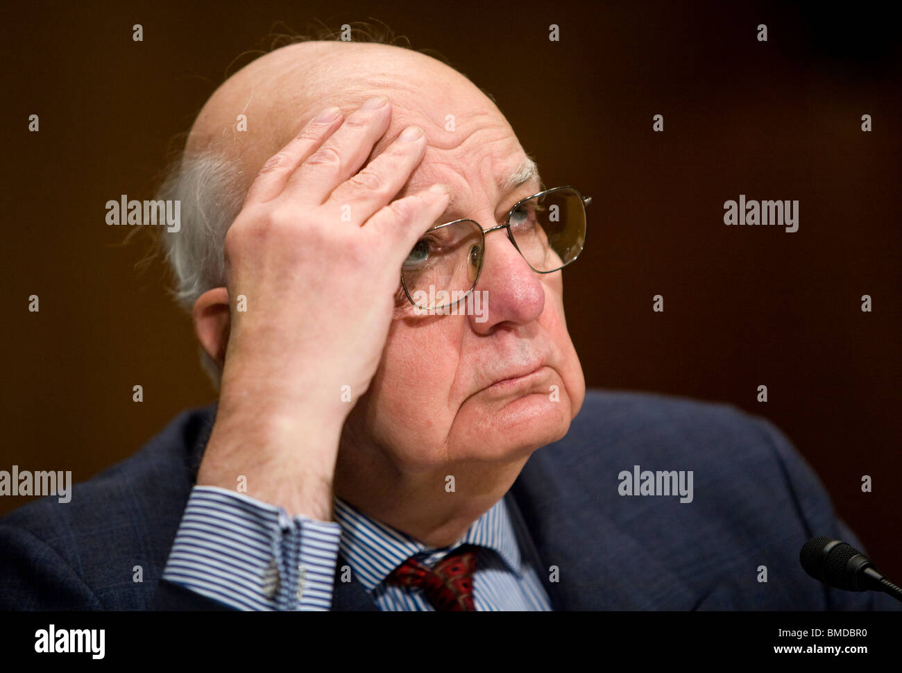 Former Federal Reserve Chairman Paul Volcker Stock Photo - Alamy