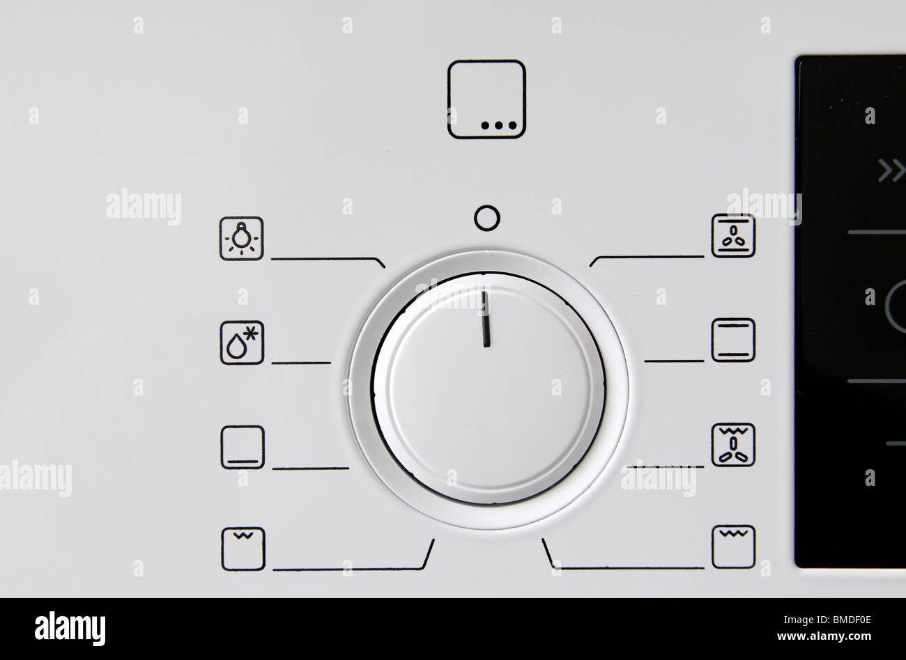 Modern kitchen stove control panel Stock Photo - Alamy