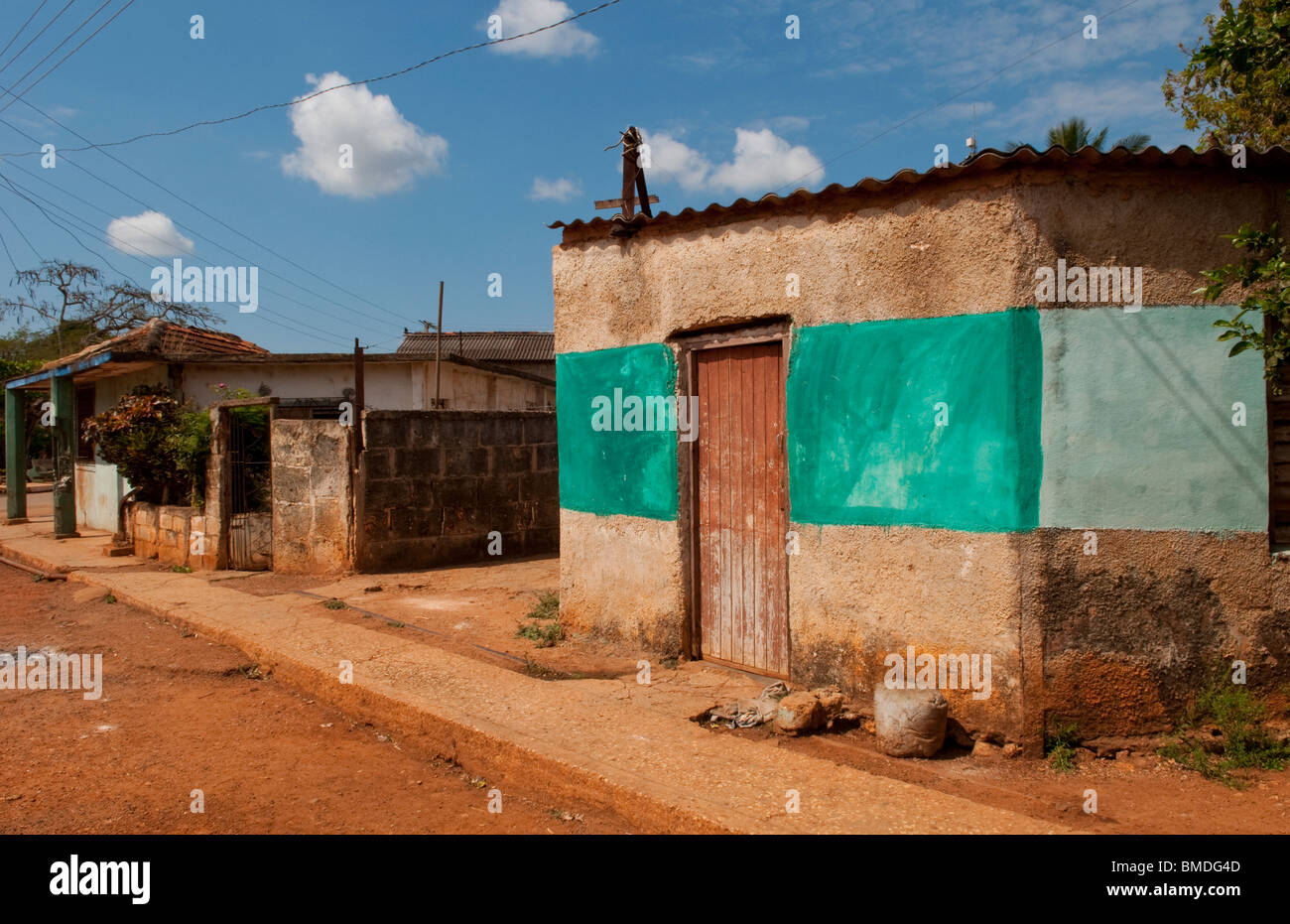 Local home and buildings in small town of Isabel Cuba Stock Photo - Alamy