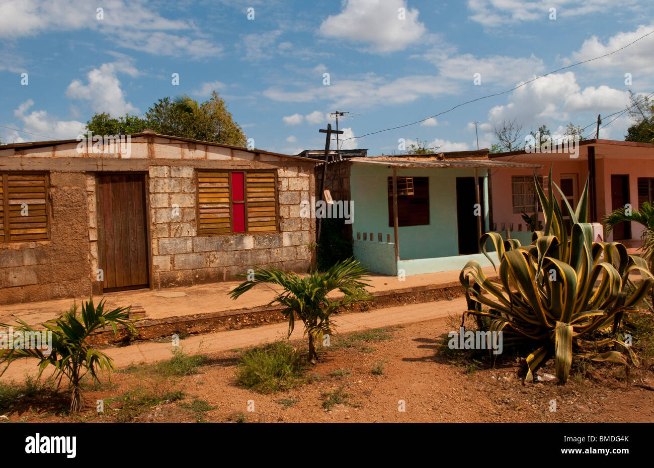 Local home and buildings in small town of Isabel Cuba Stock Photo - Alamy