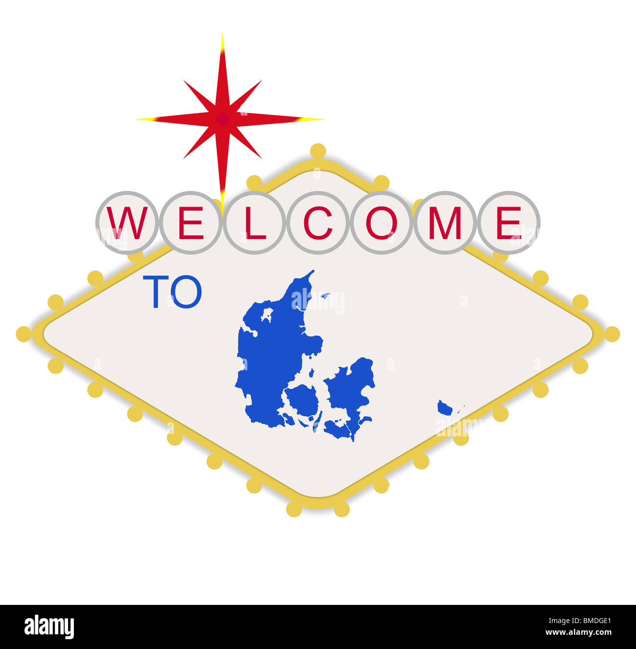 Welcome to denmark sign hi-res stock photography and images - Alamy