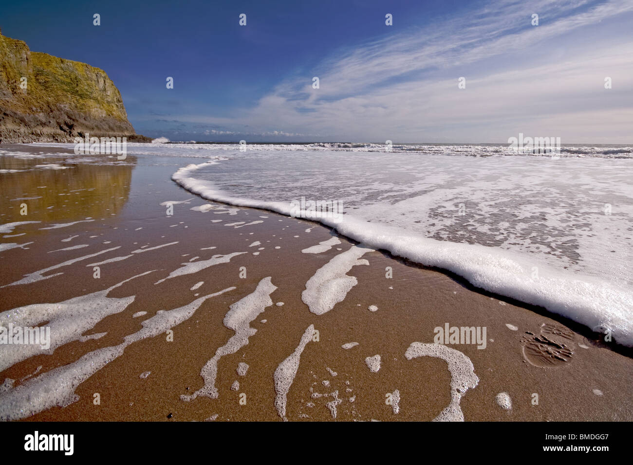 Mewslade Bay, Gower Stock Photo - Alamy