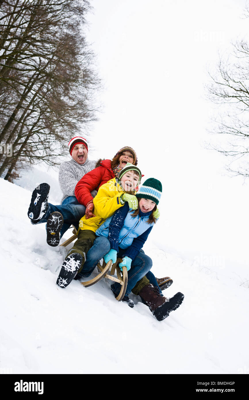 Tobogganing hi-res stock photography and images - Alamy