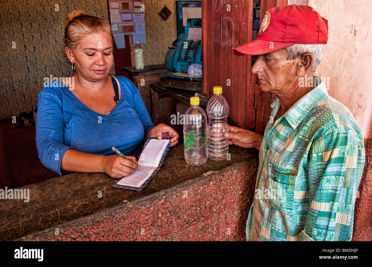 Rare photo of local people getting government rations of milk and ...