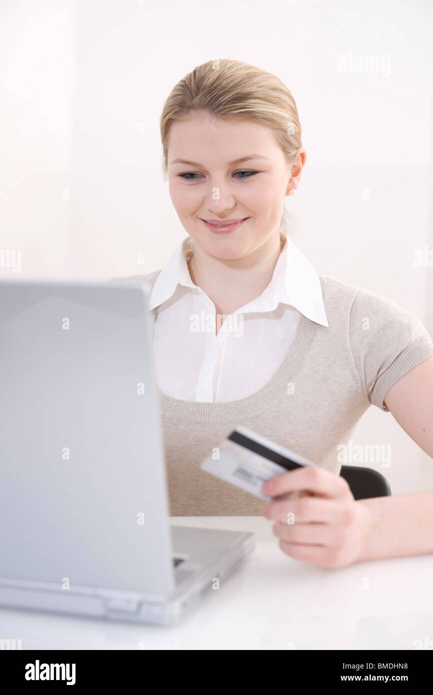 Credit card lap top hi-res stock photography and images - Alamy