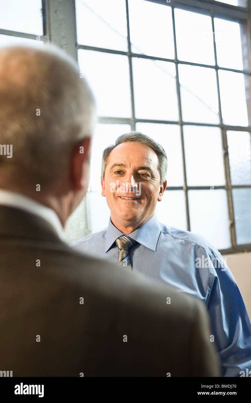 Business People Talking Stock Photo - Alamy