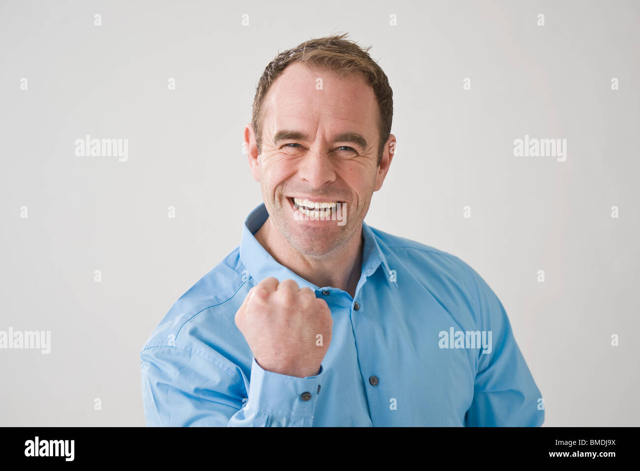 Excited businessman encourage cheer hi-res stock photography and images ...