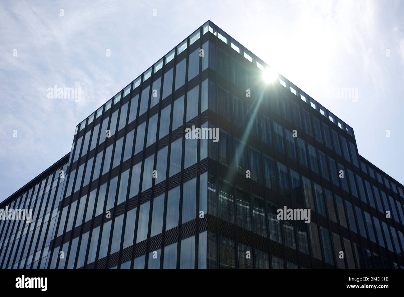 View of the Grand Canal, Theatre, Hanover Quay, Dublin Stock Photo - Alamy