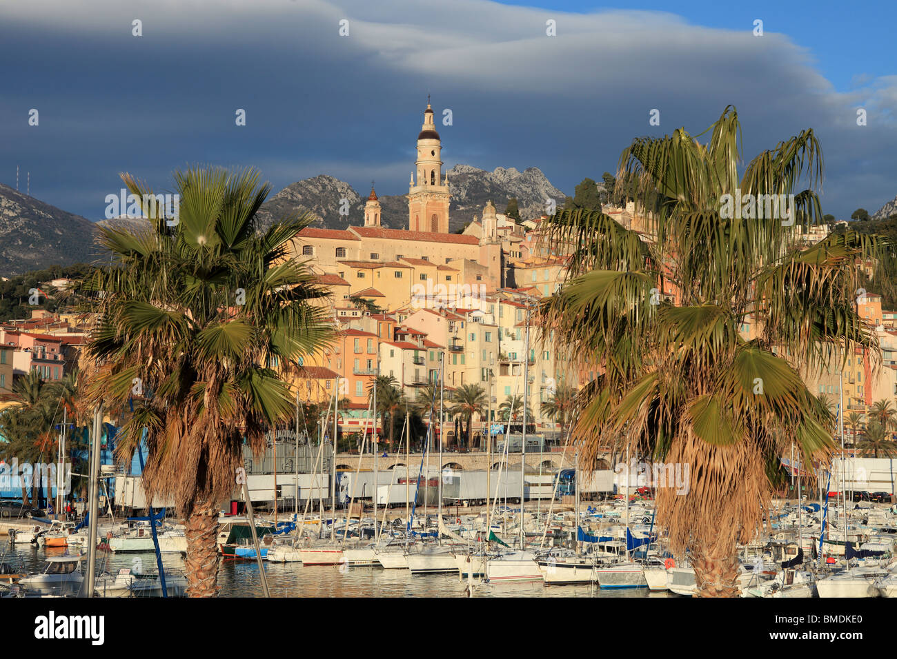 The city of Menton Stock Photo - Alamy