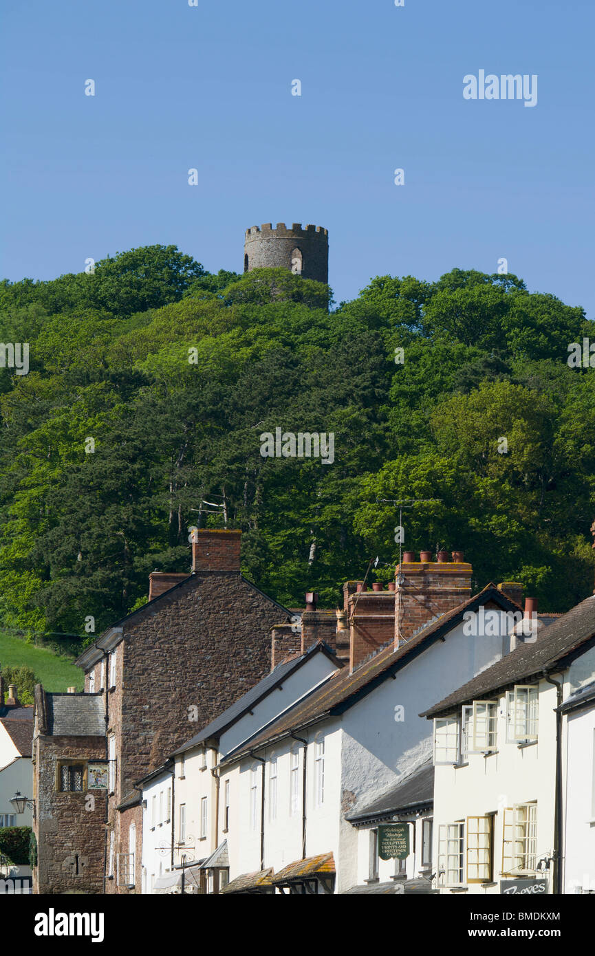 dunster village in somerset england uk Stock Photo - Alamy