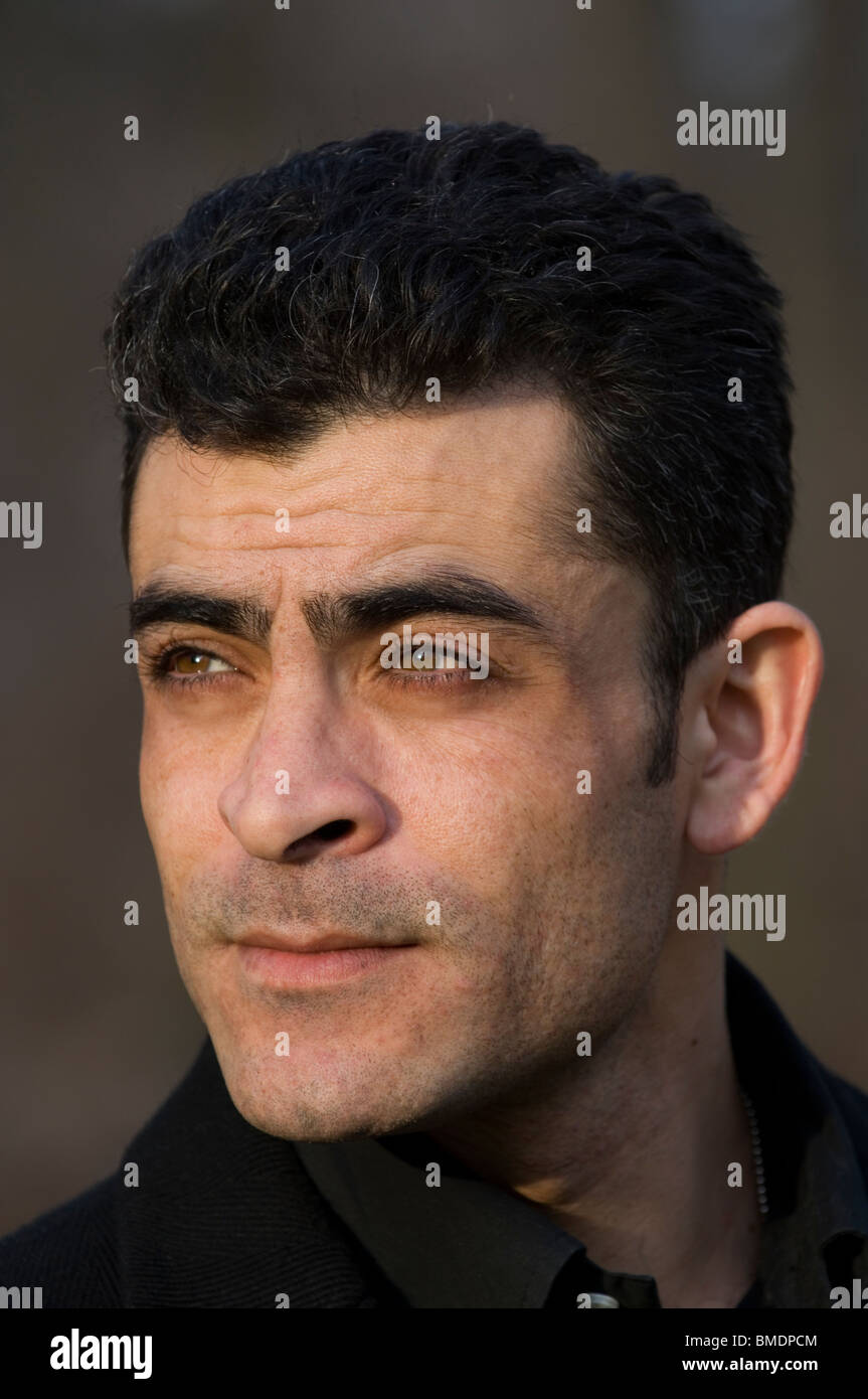Portrait of an ethnic man looking away in Berlin Germany Stock Photo ...