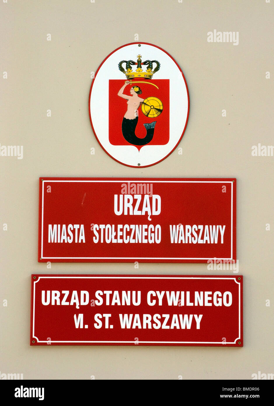 Warsaw sign hi-res stock photography and images - Alamy