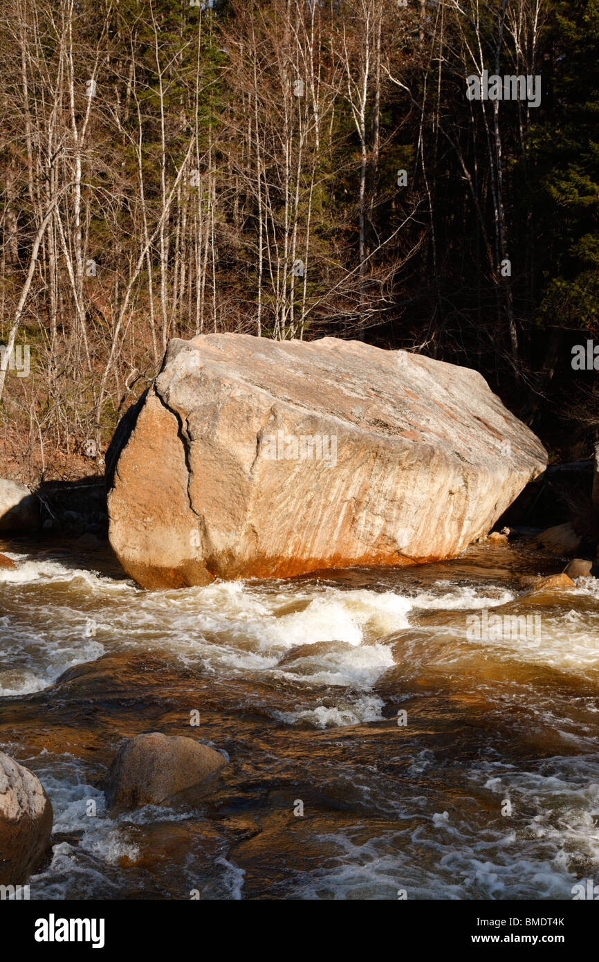 East Branch of the Pemigewasset River from the East Side Trail in the ...