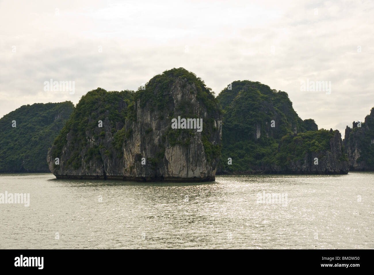 Limestone islands of Halong Bay, Vietnam Stock Photo - Alamy