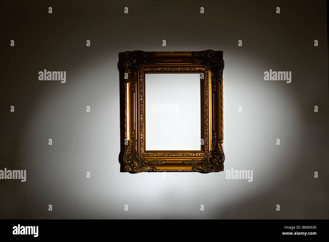 classical style frame hung on the wall Stock Photo - Alamy