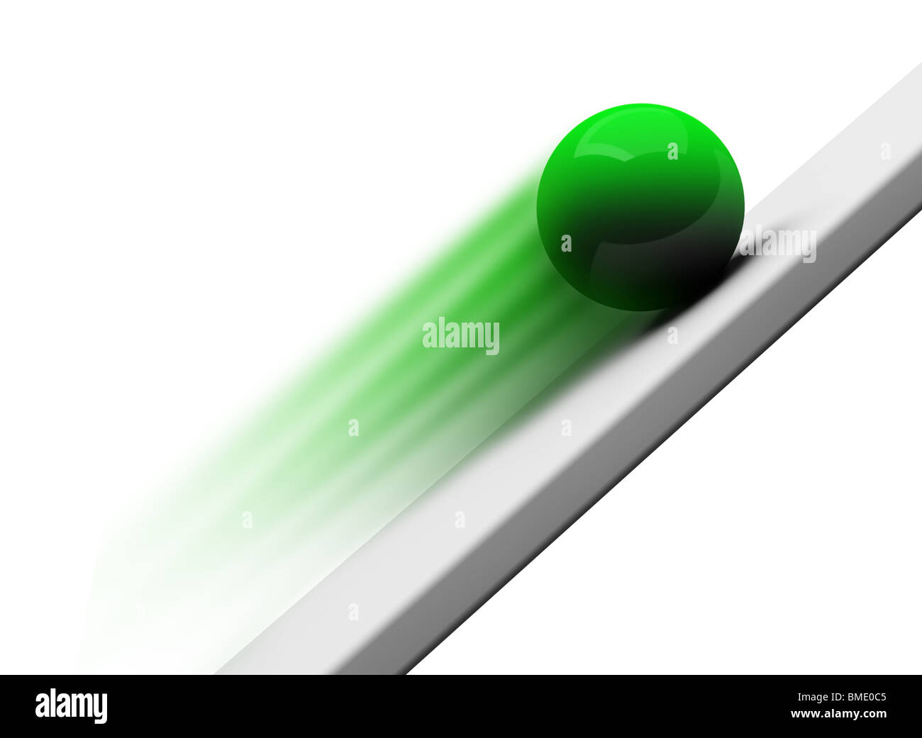 Ball rolling speed Cut Out Stock Images & Pictures - Alamy