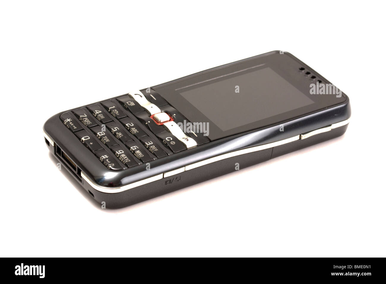 Mobile phone isolated on white Stock Photo - Alamy