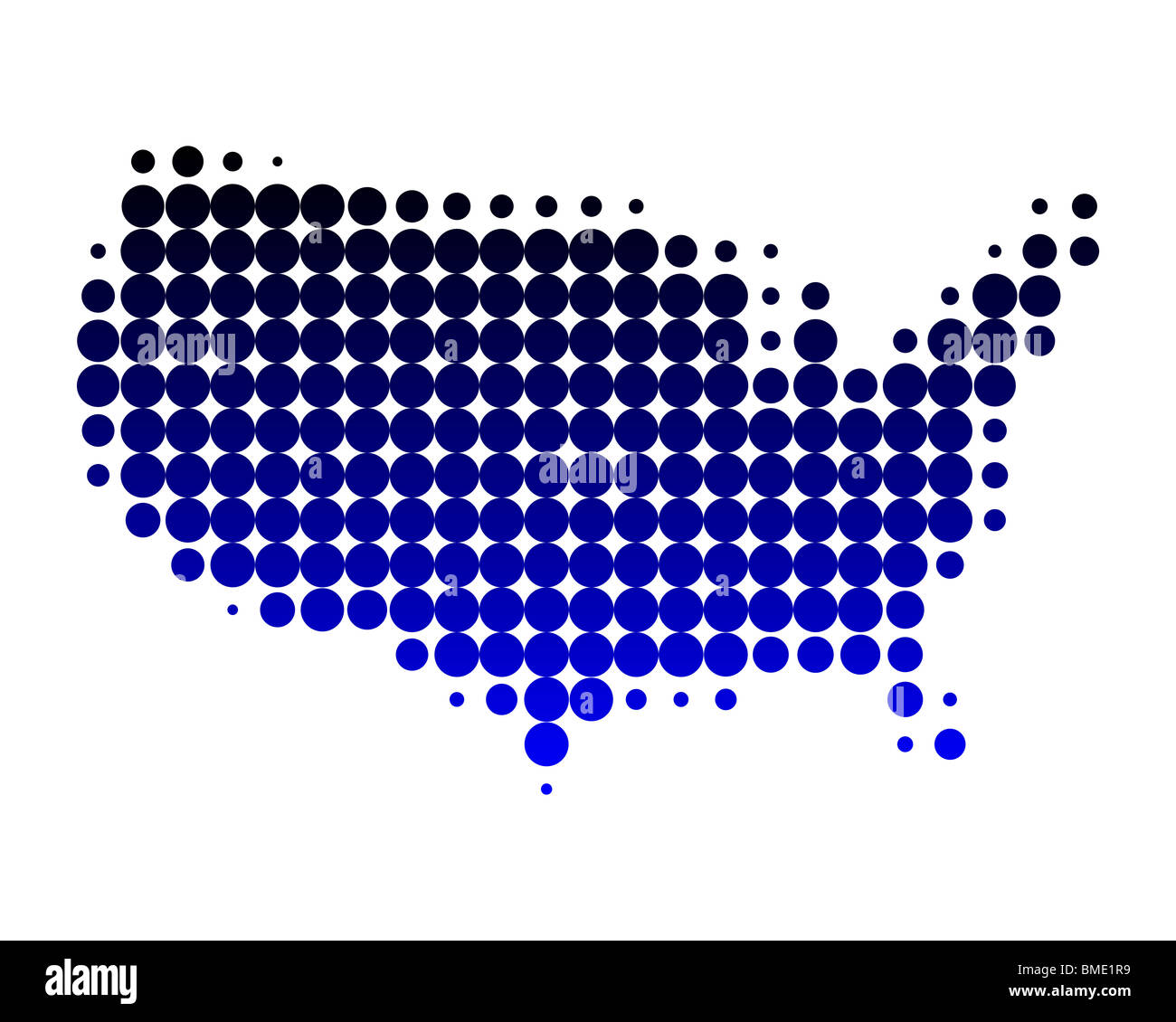 Map of USA Stock Photo - Alamy