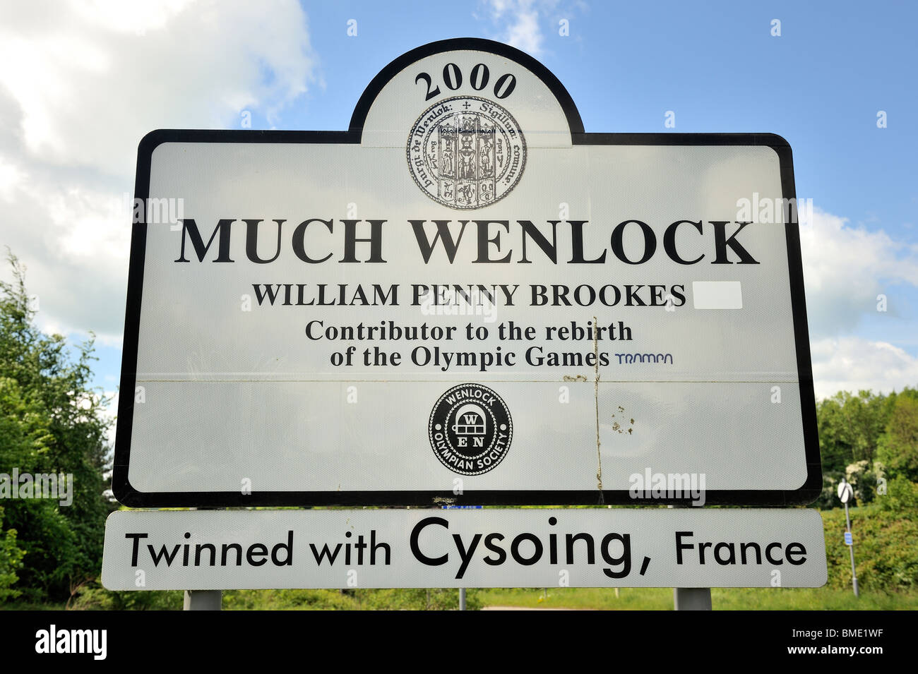 Much Wenlock Shropshire UK. Inspiration for the UK Olympic Games 2012 ...
