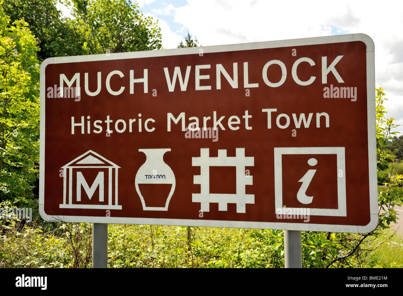 Much Wenlock Shropshire UK. Inspiration for the UK Olympic Games 2012 ...